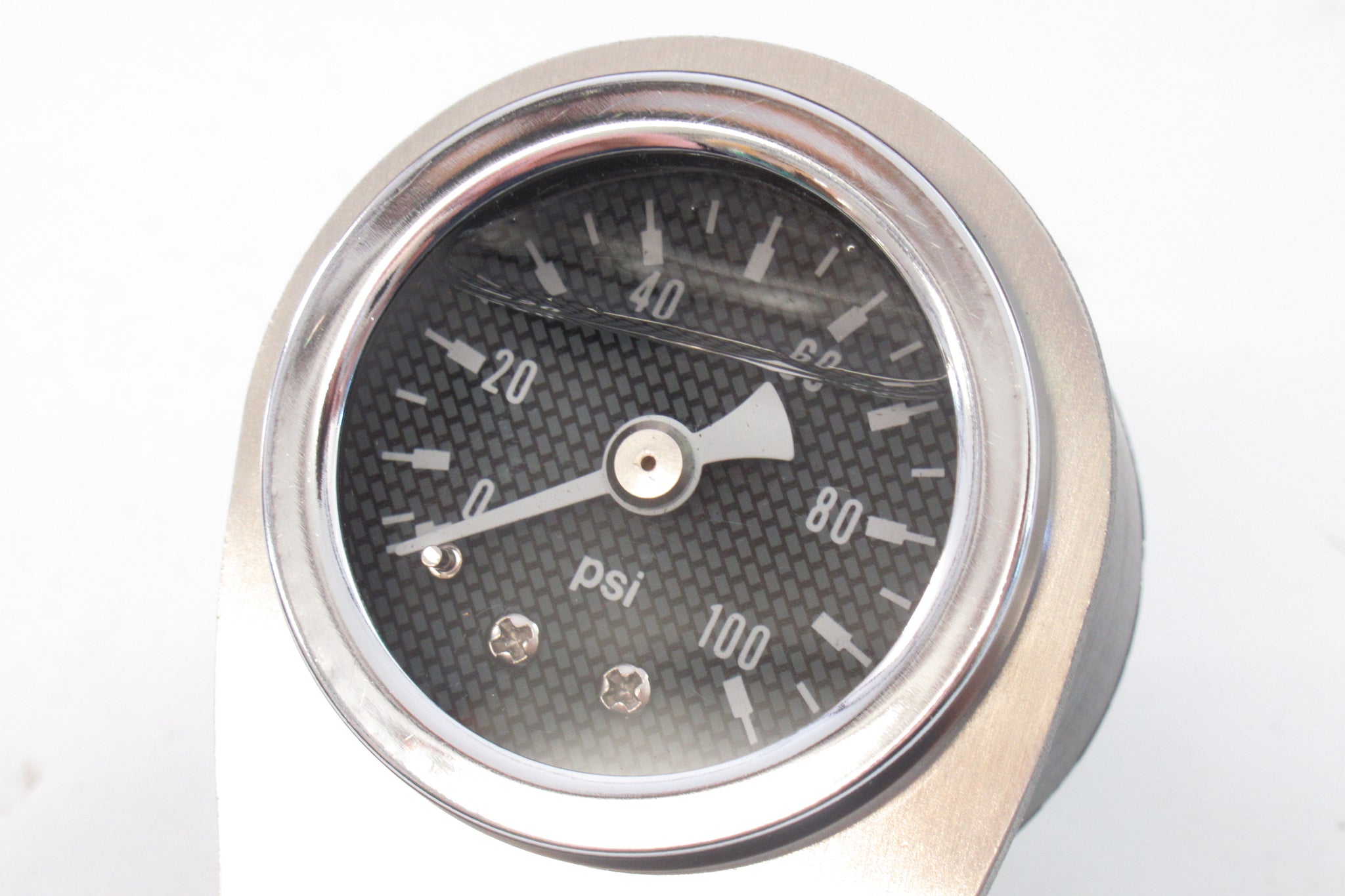 Triumph T120 T140 T150 oil pressure gauge side handlebar mount Stainle ...