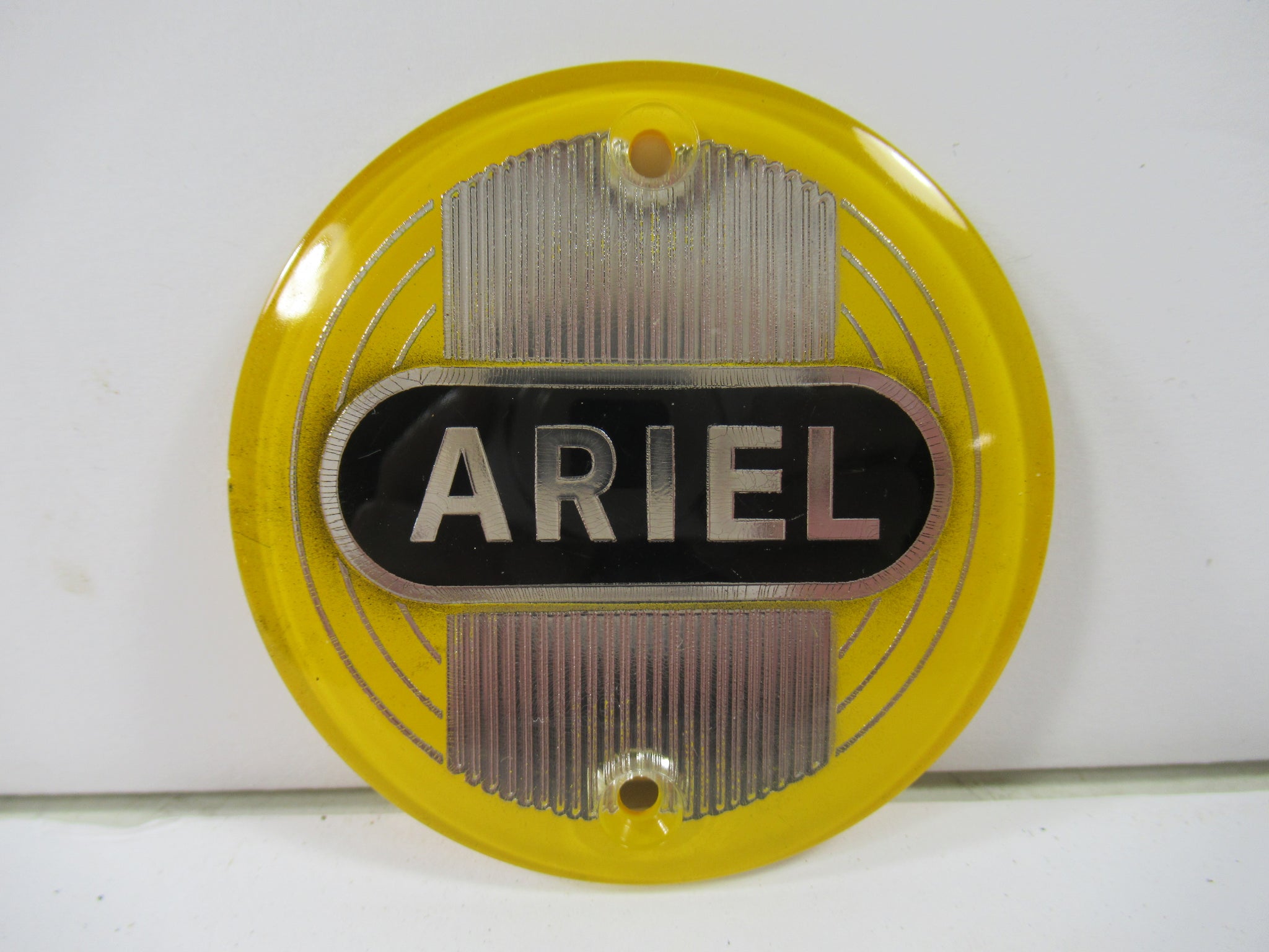 ARIEL square 4 NH VH FH models 1954 55 56 57 58 59 BADGE Yellow ...